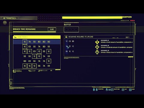 Steam Community :: Video :: Breach Protocol - hover over the code to highlight it on the matrix ...