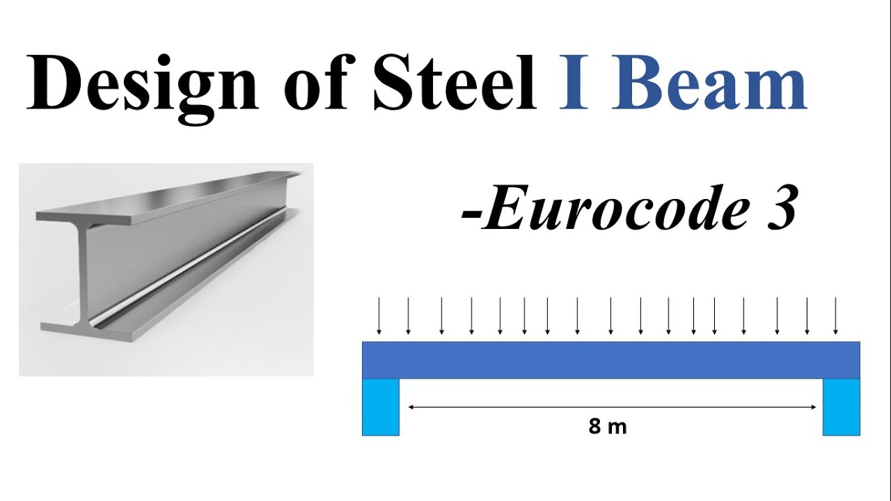 Design of steel (EC3) - Beam design - I beam - PART 1 - Bending moment check