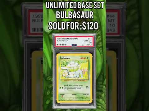 Most expensive Bulbasaur cards #shorts #expensive #list