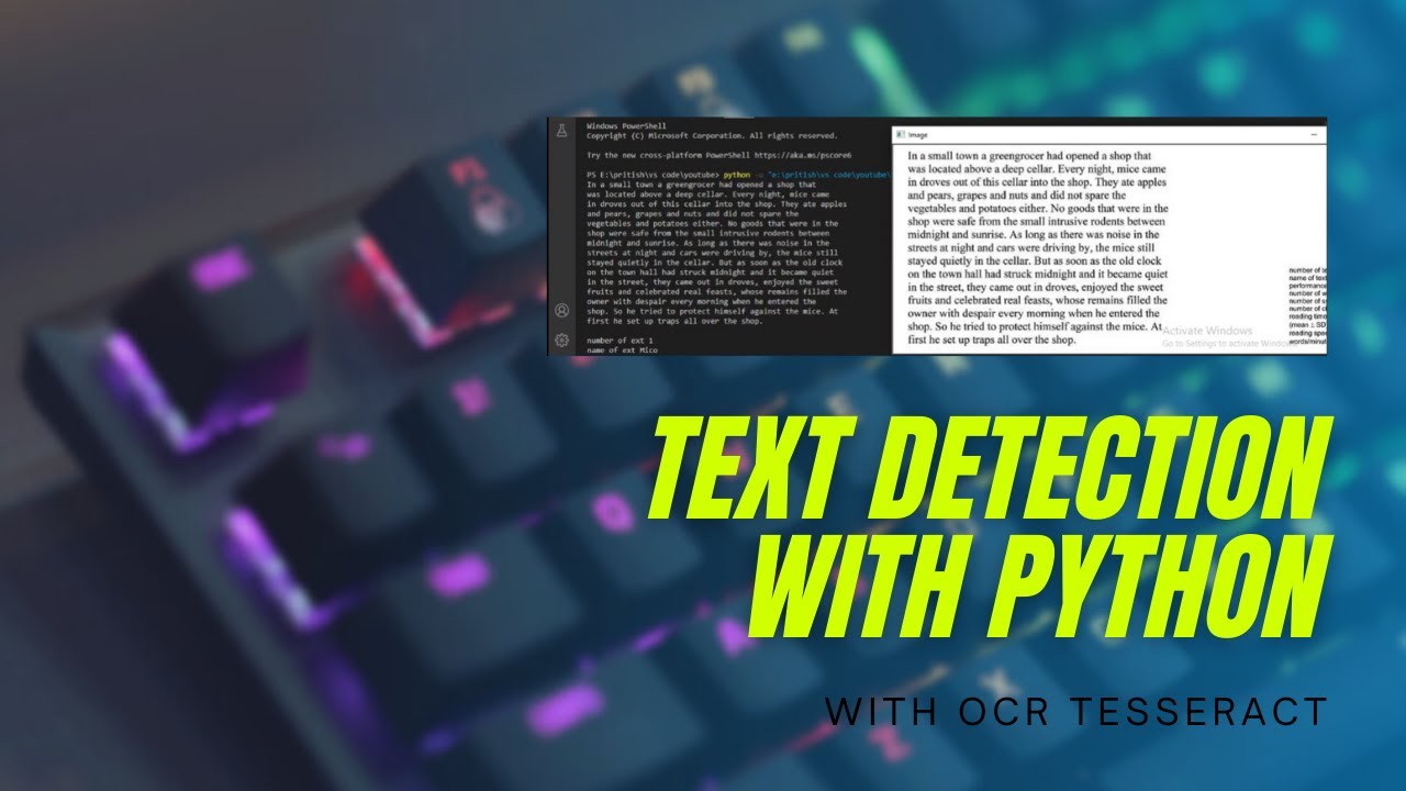 Text Detection With Python | Extract Text From Image | Easiest Way.