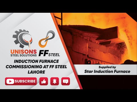 Induction Furnace Commissioning at FF Steel - Unisons Steel Solutions