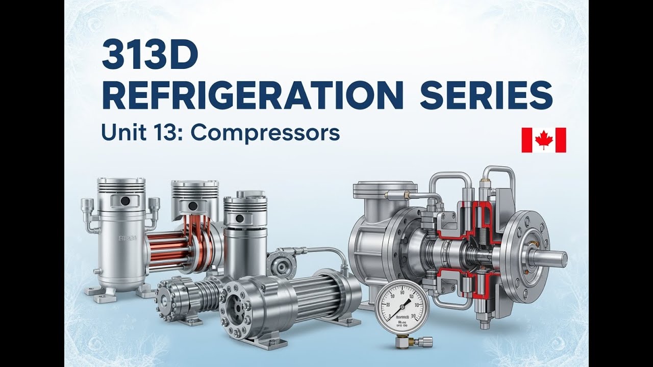 313D Refrigeration: Compressors—Types, Operation & Troubleshooting for HVAC Techs (Unit 13)