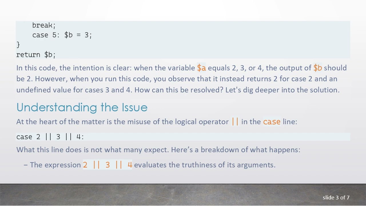 Mastering the Switch Statement in PHP: How to Handle Multiple Cases with Ease