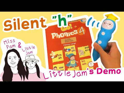 Demo | -h -rh -gh -wh | Silent "h" | Go Phonics | 5 Easy Steps | Easy English | Ms Pam & Little Jam