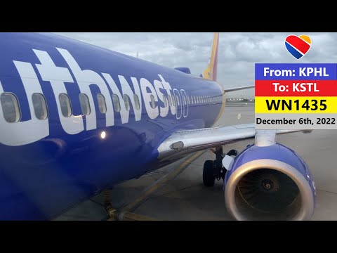 Southwest Airlines Boeing 737-8H4 flight from Philadelphia, PA to St. Louis, MO