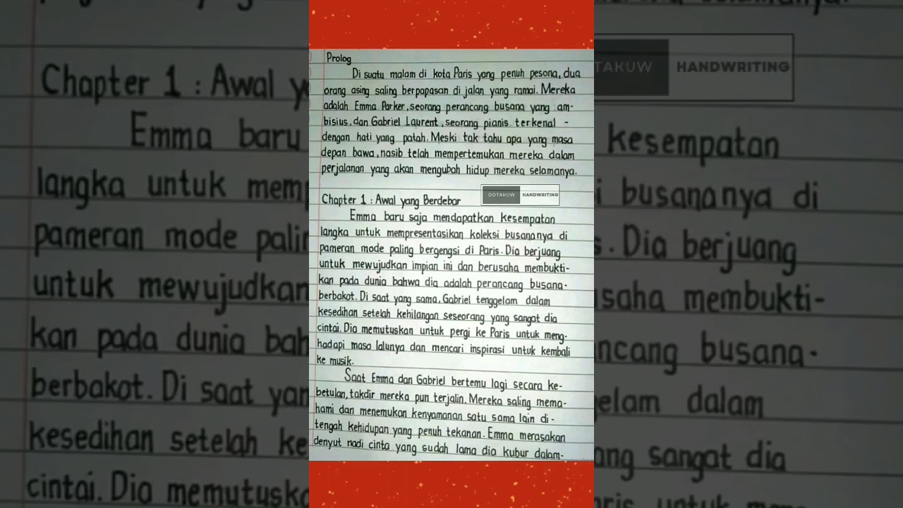 Cerpen #shorts #beautifulhandwriting  #dotakuwhandwriting #cerpen  #menulisindah