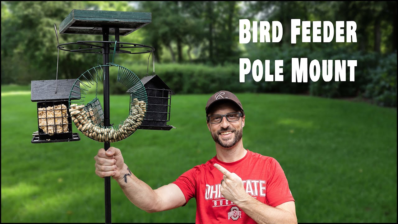 Installing an OnlyFly Bird Feeder Pole