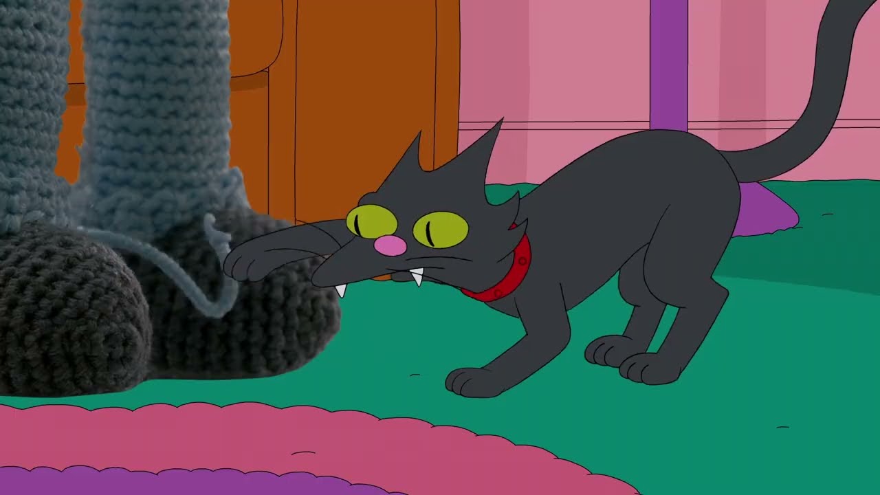Knit couch gag - New Simpsons