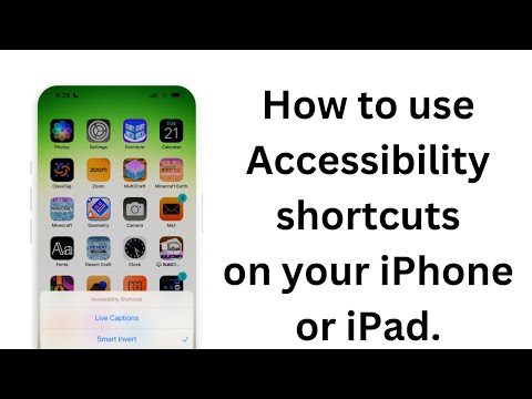 How to use accessibility shortcuts on your iPhone or iPad.