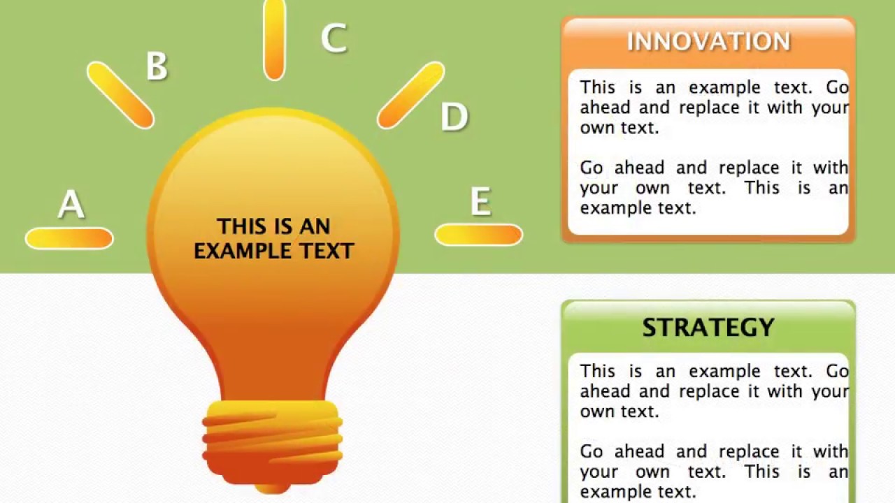 Innovation Process Keynote diagrams template