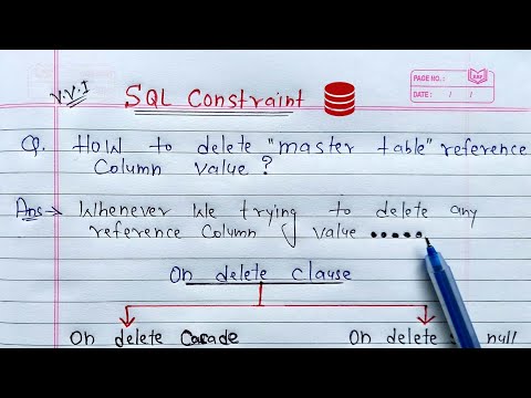 Learn Delete Records From Child Parent Table in Oracle Database | referential integrity ...