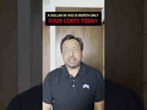 A Dollar in 1933 is worth only Four Cents today. #shorts