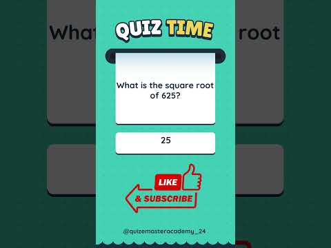 What is the square root of 625