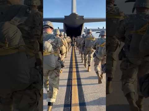 Airborne School in 30 seconds! #Army #Airborne #Shorts