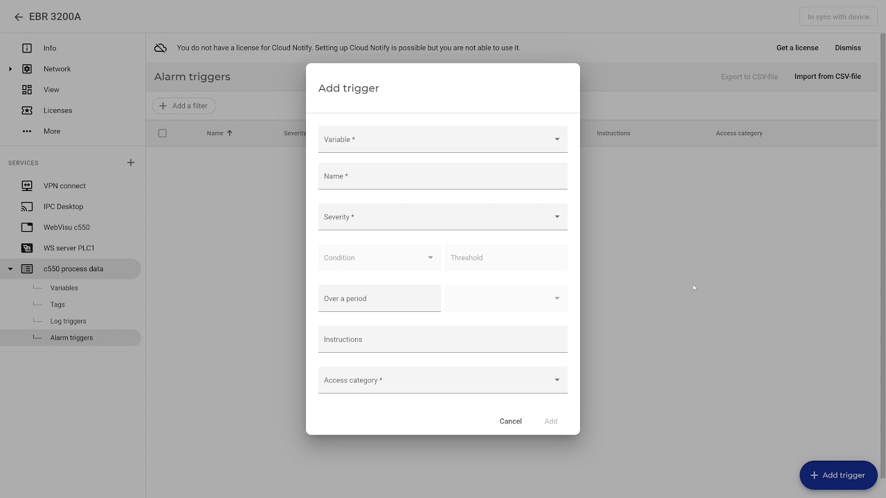 How to setup Cloud Notify