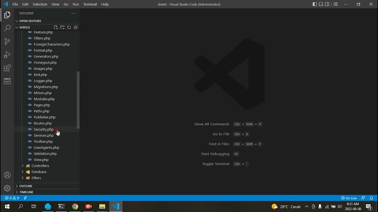 Install Codeigniter 4 Authentication with Shield