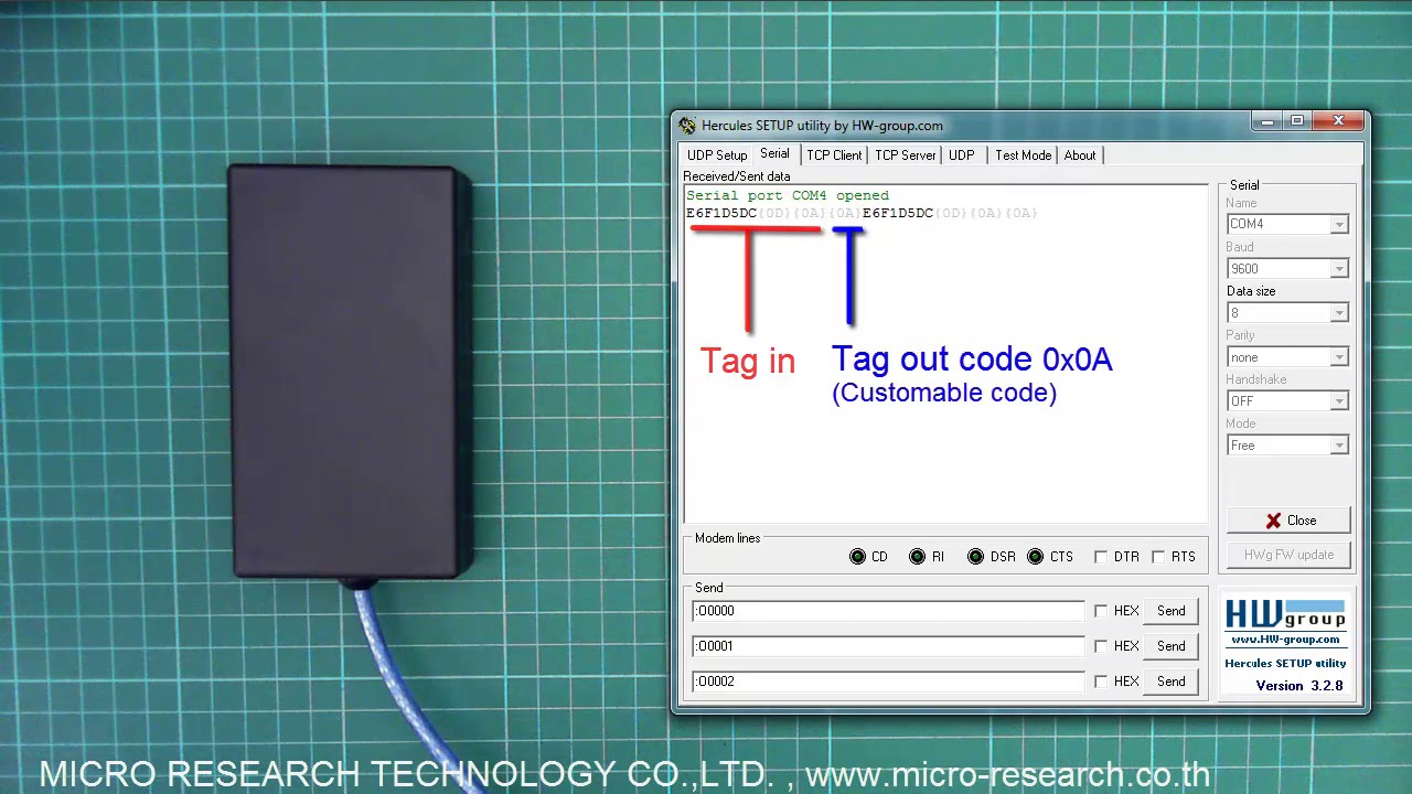 RFID reader and remove tag detection code #RFID