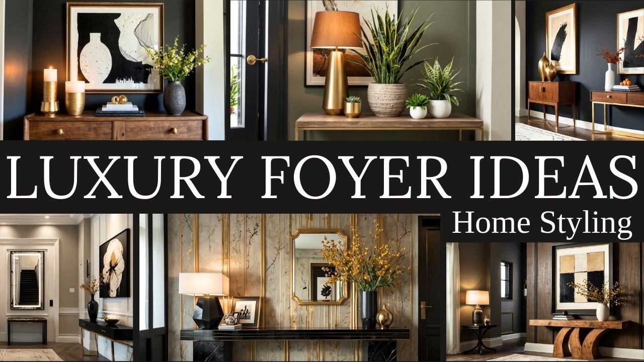 Stunning Entryway Decor 2025 | Modern Hallway Design & Luxury Foyer Ideas