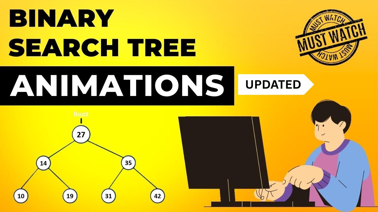 Binary Search Tree Animations | Data Structure | Visual How