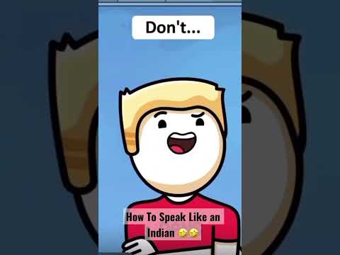 Tutorial On How To Speak Indian 🤣 #shorts #viral #trending