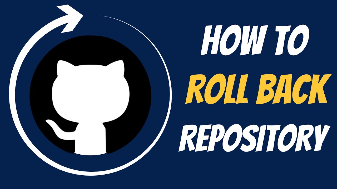 How to roll back a repo to its previous commit on Github