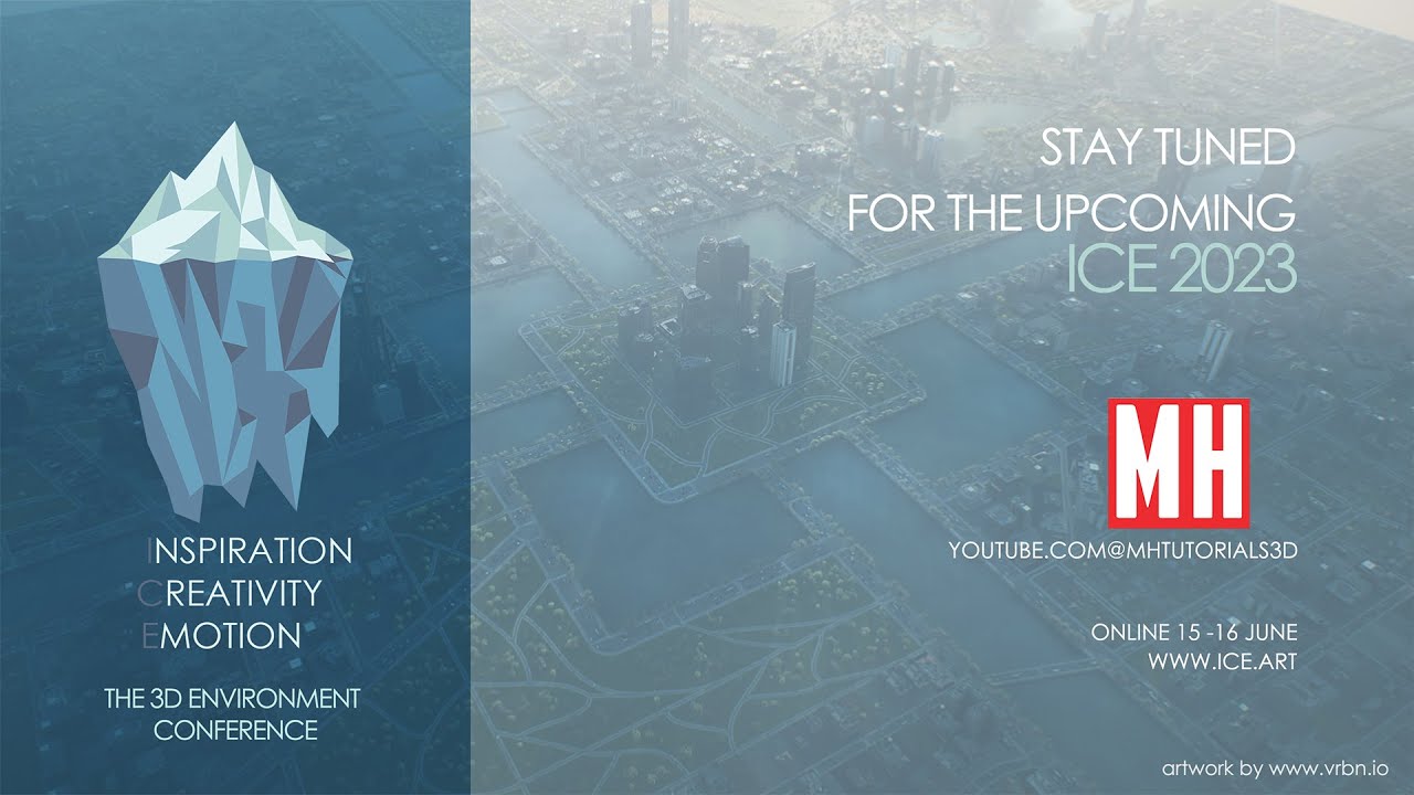 ICE 2023, The Artist centric Online 3D Environment conference, this week ! Sign up now for FREE