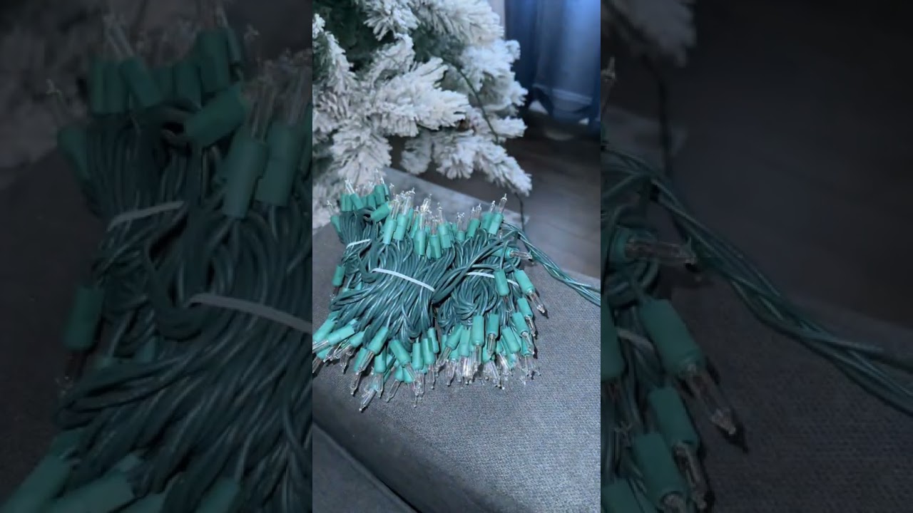 Would you try these Hobby Lobby Twinkle lights? #christmas #christmastree #christmasdecor