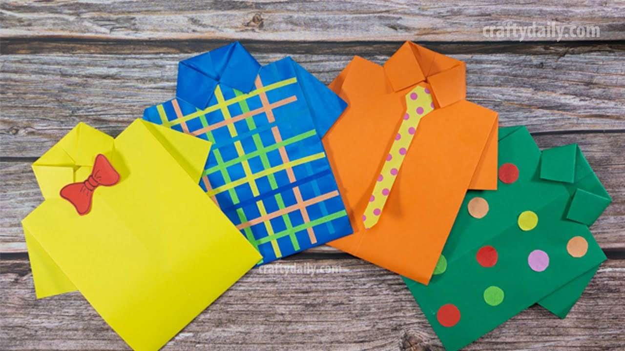 Father’s Day SHIRT CARD | Father's Day Craft Ideas