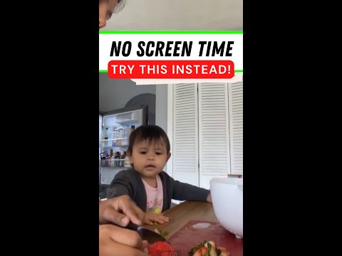 Screen free activities for babies / Montessori