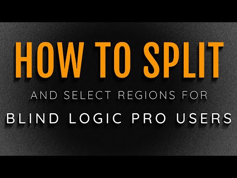 Steps for Editing in Logic from the keyboard Using VoiceOver – Logic-Band