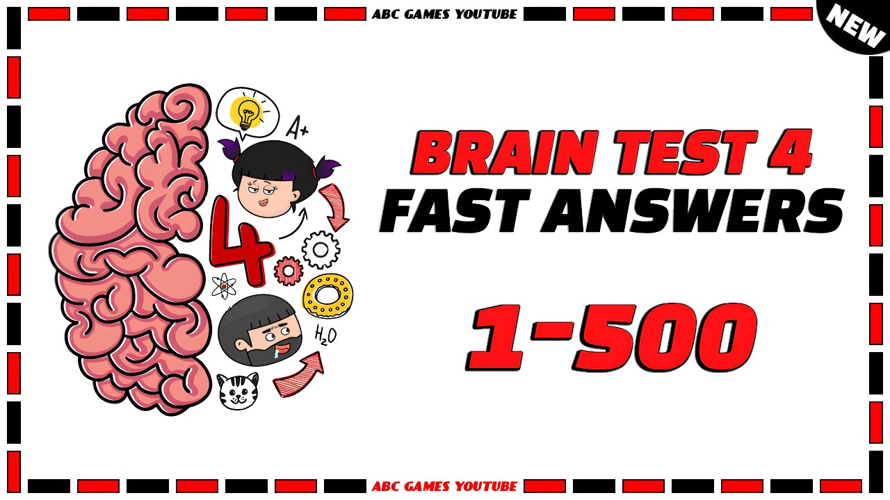 Brain Test 4: All Levels 1-500 Full Game Walkthrough | #games #braintest