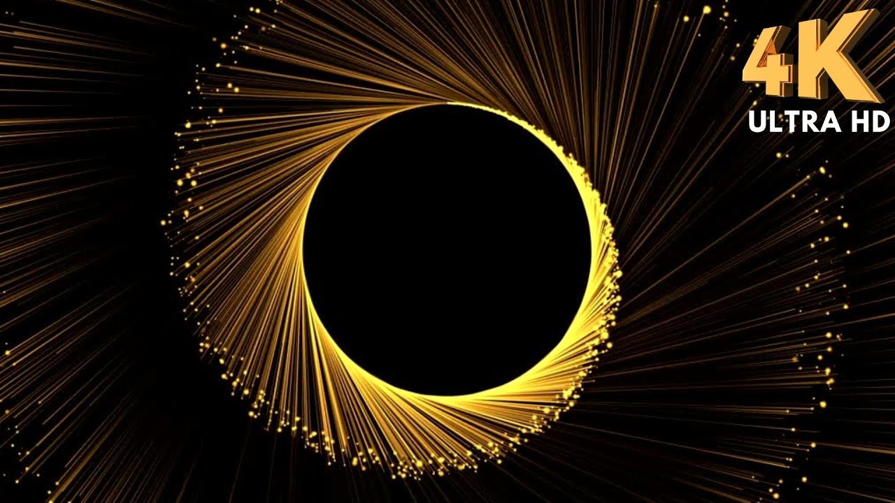 Abstract Black and Gold Modern Background Video 4k ULTRA HD Satisfying Calm Wallpaper, Screensaver