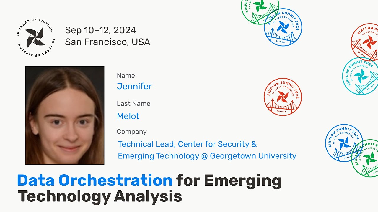Data Orchestration for Emerging Technology Analysis