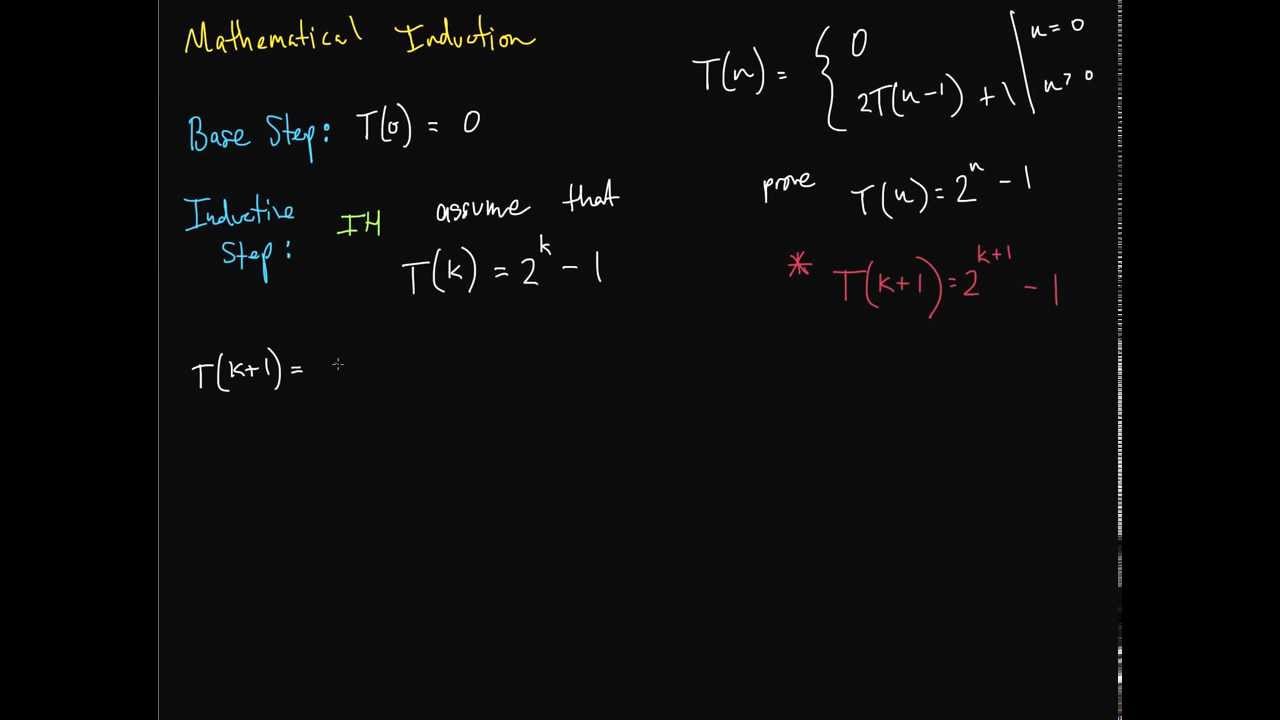 Mathematical Induction - Part 1