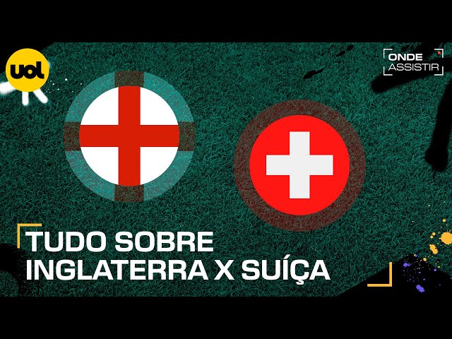 Inglaterra x Suíça: onde assistir ao jogo pelas quartas da Eurocopa