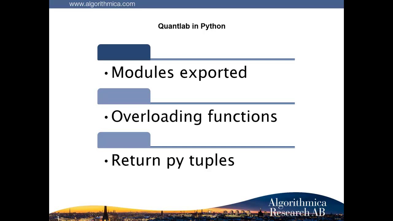 Quantlab in Python - Part 2