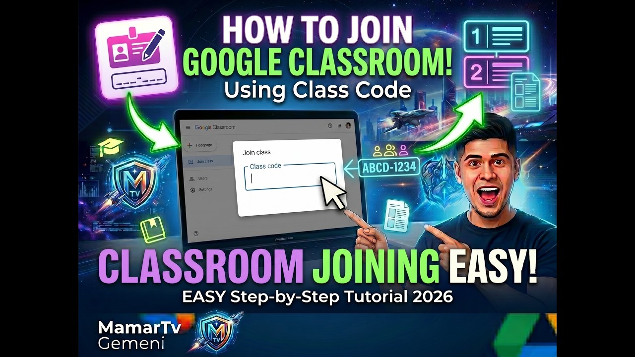 How to Join Google Classroom Using a Class Code (Easy Tutorial 2026)