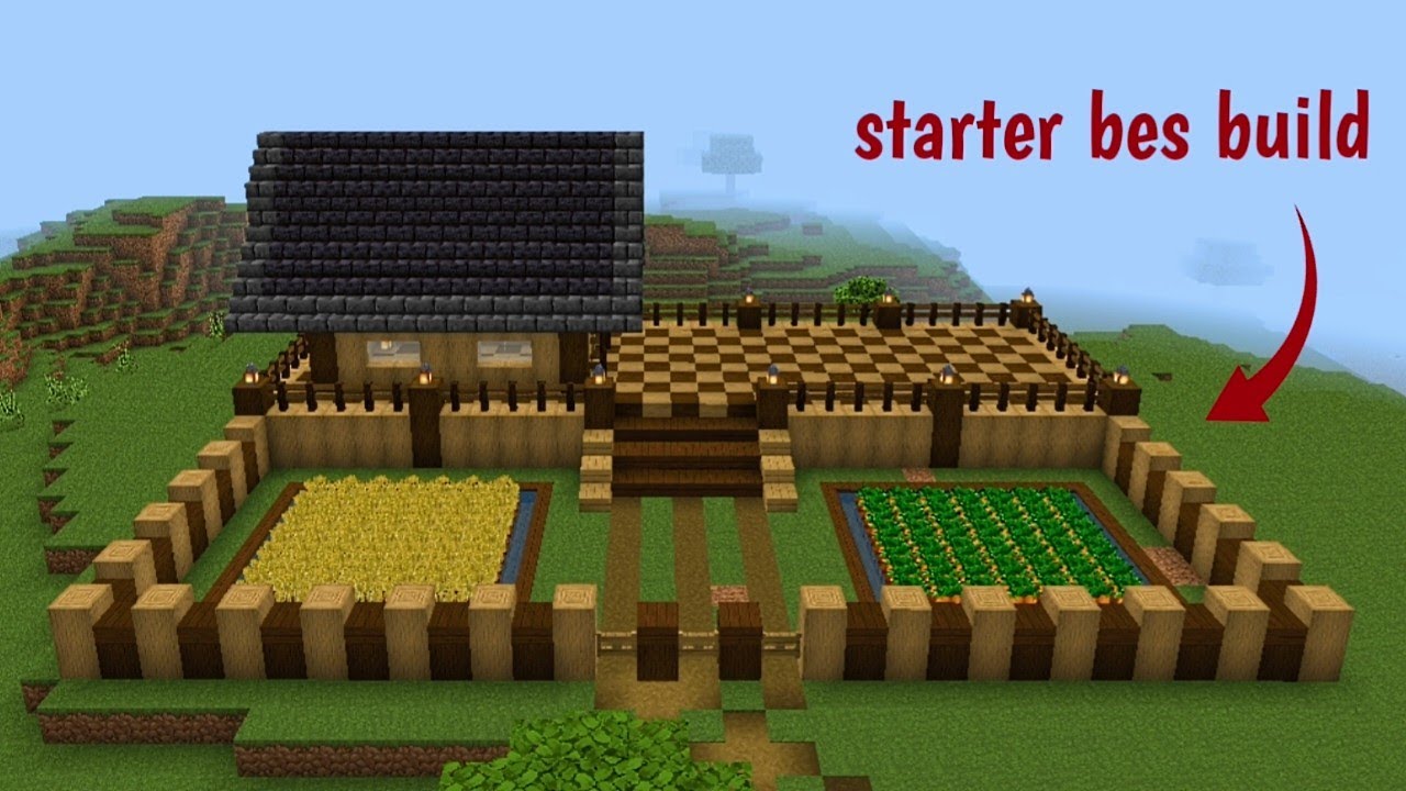 Minecraft House Bes Build Tutorial 🏠😀 - Minecraft Builders