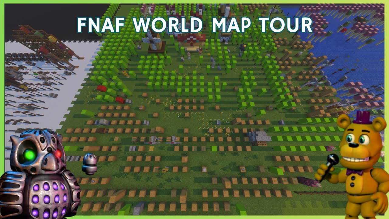 FNAF World in Minecraft (Map Tour)