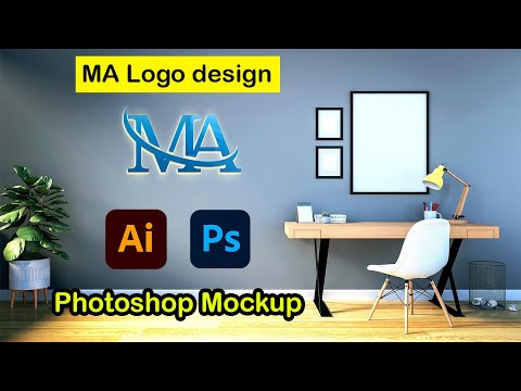 Logo Design Tutorial: Creating the MA Logo with Adobe Illustrator and Photoshop Mockup | Episode 1 |