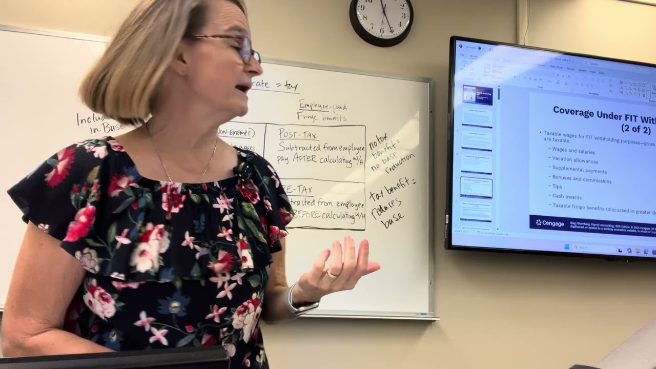 Payroll Accounting, Fall 2025, chapter 4, part 1