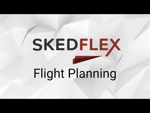 The SkedFlex Flight Planning Software