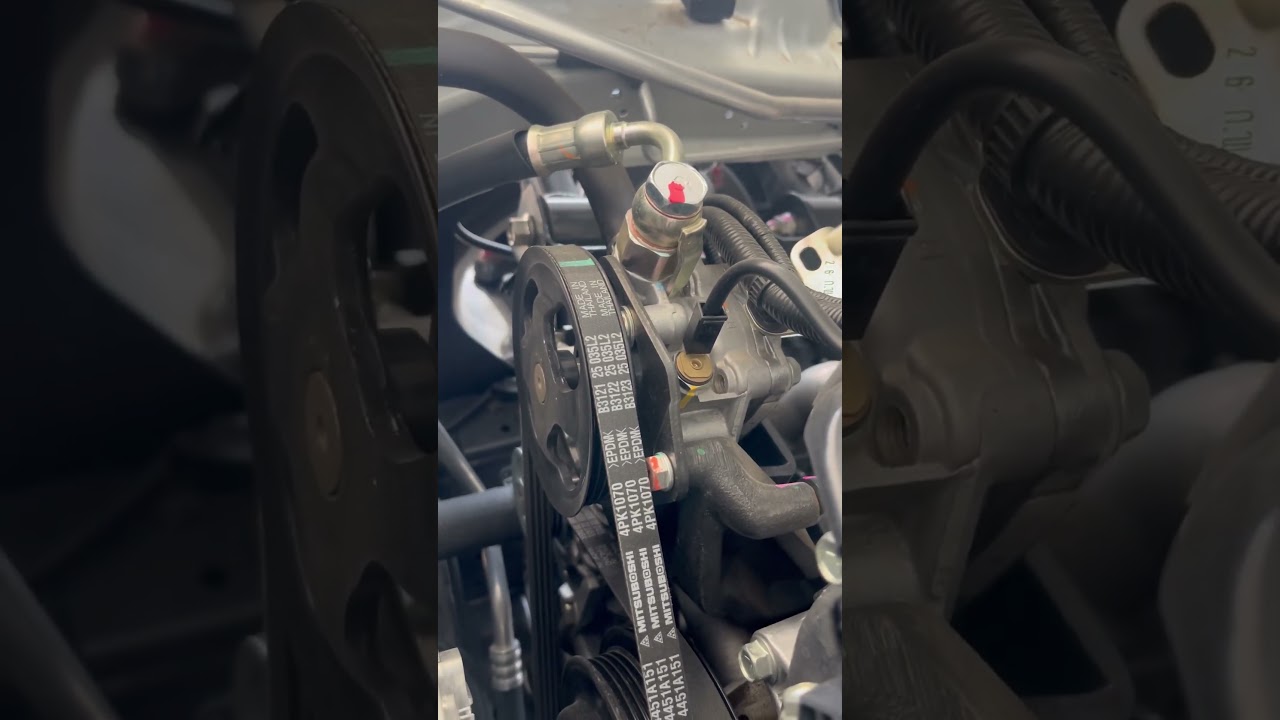 Mitsubishi triton Ac & power steering & Fan belt system