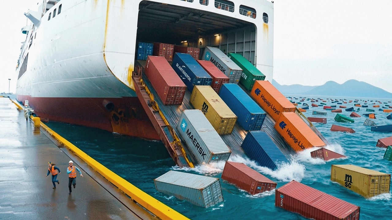 Why is the United States dumping thousands of Chinese shipping containers into the sea instead of...