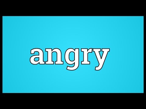 Angry Meaning