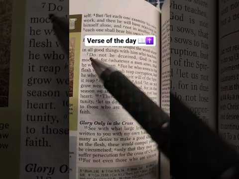 "Do not be deceived, God is not mocked; for whatever a man sows, that he will also reap." #shorts
