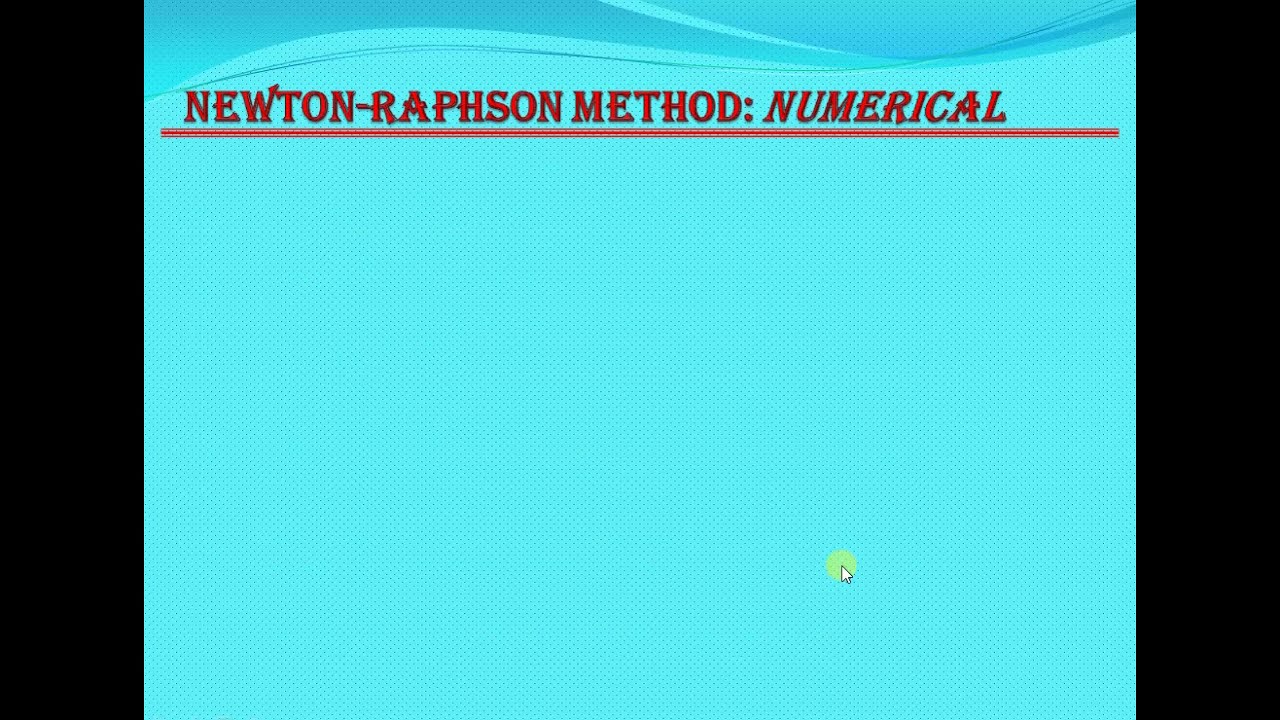 Newton Raphson Method using calculator | Derivation | Convergence
