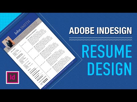 Learn to design a simple Resume / CV in InDesign