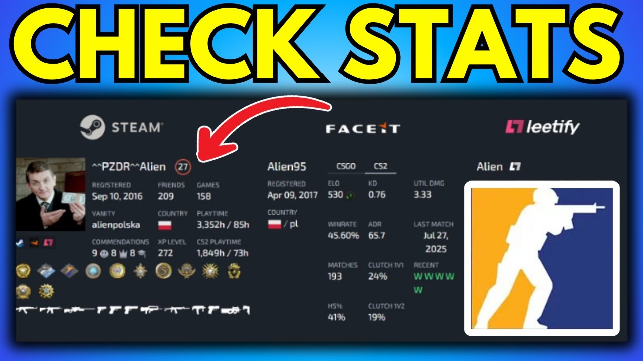 How To Quickly Check Players Stats on CS2