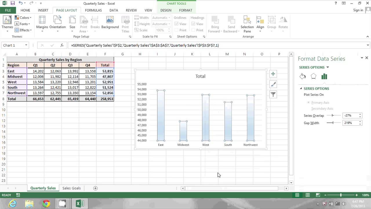 How to Remove Gradient Fills in Excel : MS Excel Tips